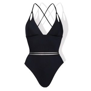 Isabella Rose | Swim | Isabella Rose Queensland Ribbed High Leg ...